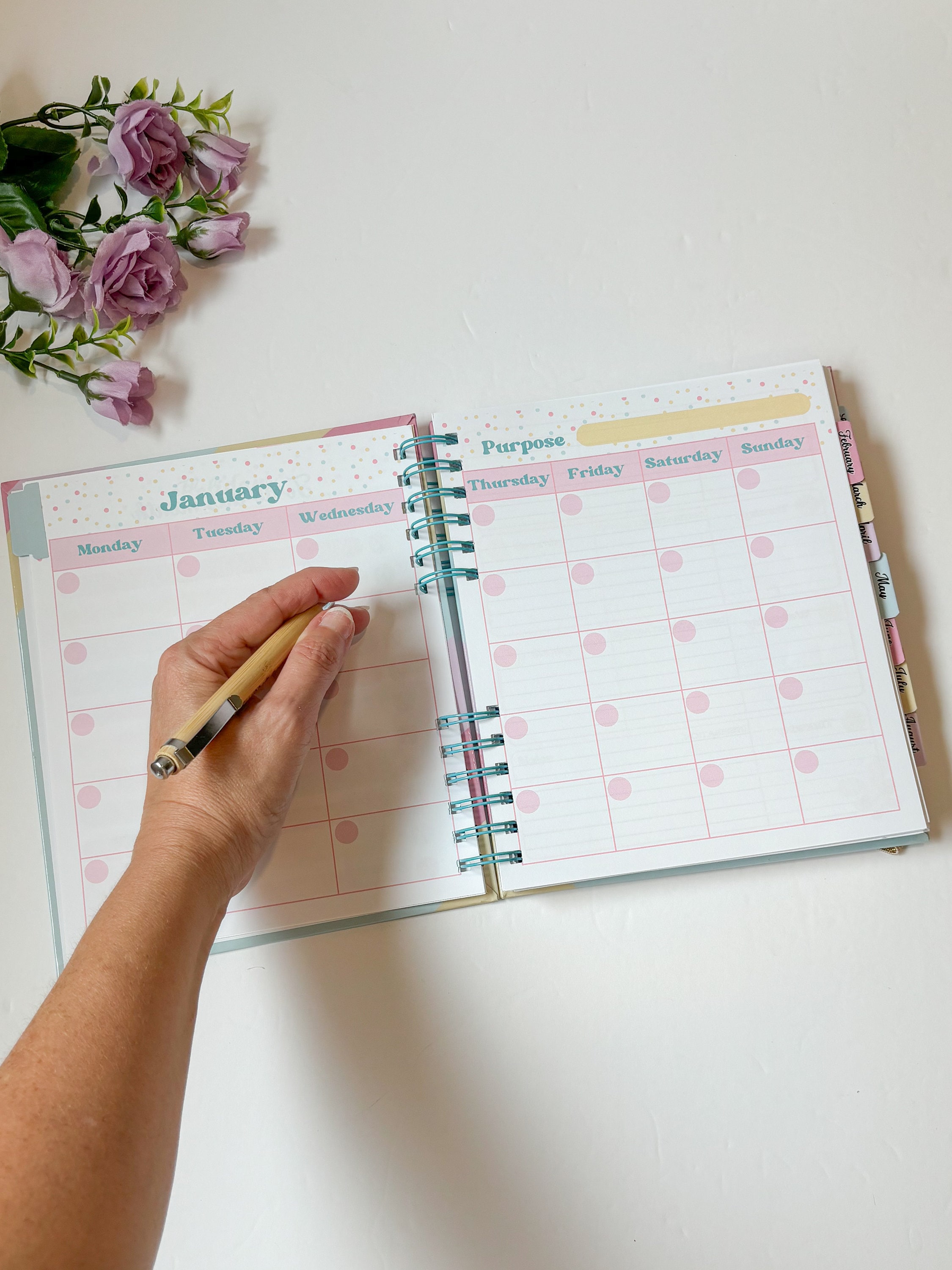 Custom Weekly Planner Set: Personalized Journal & Mini Notebook - Etsy