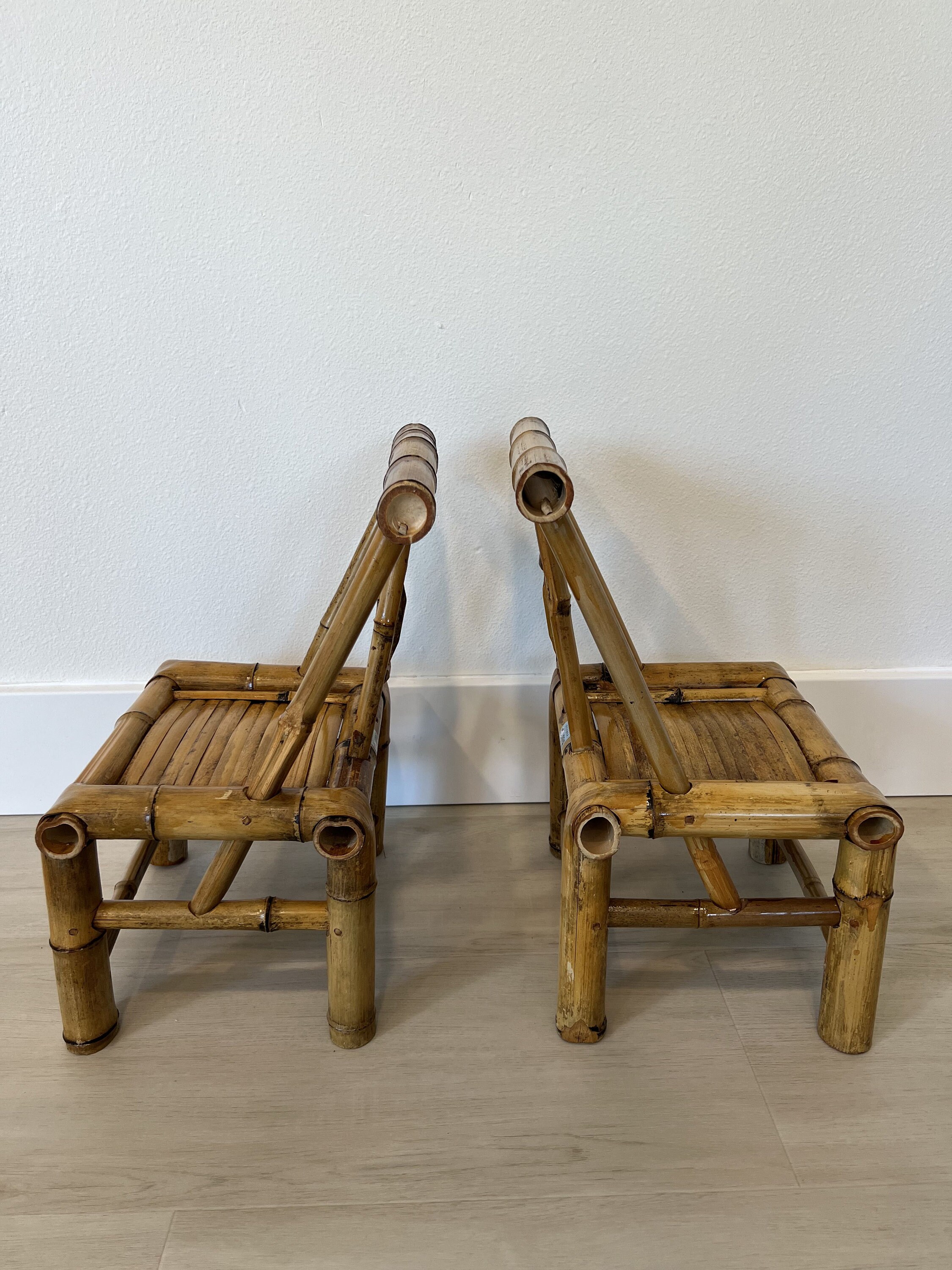 Bamboo Chair Set - Etsy