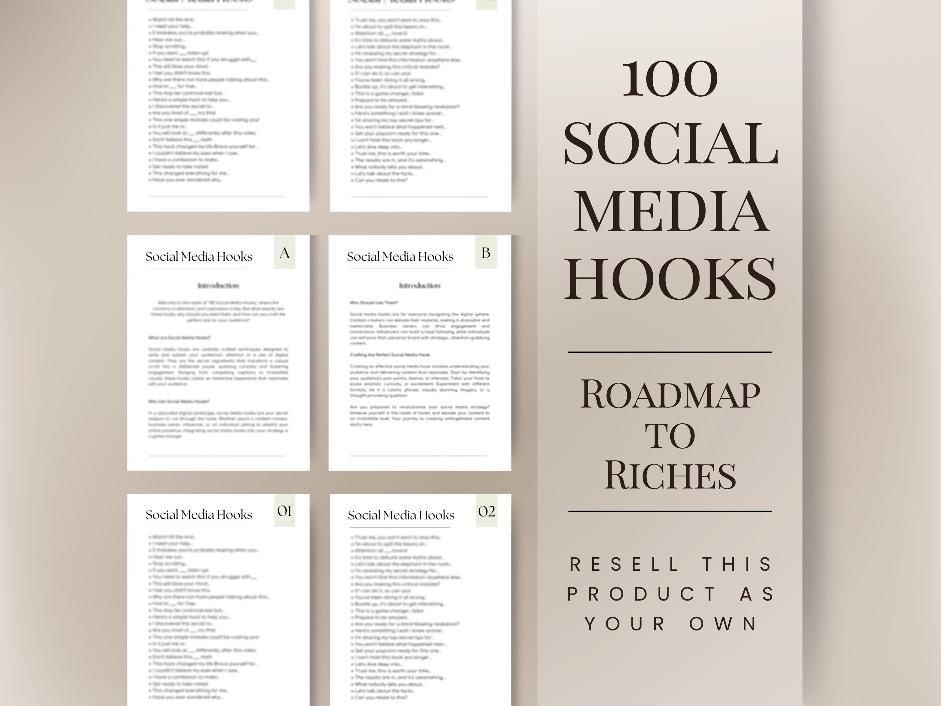 Instagram Reel Hooks, Done for You Hooks for Social Media, Engage ...