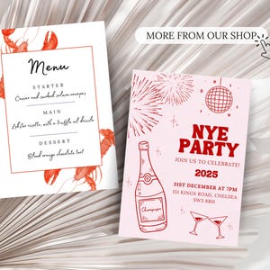 Personalized Festive Christmas Party Invite | Customizable Holiday Tree ...