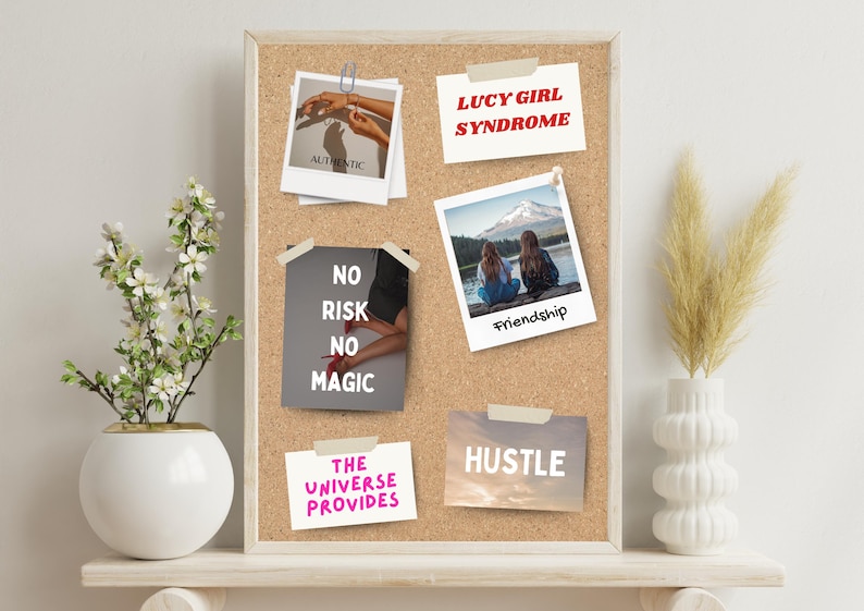 Vision Board Ideas | Dream Board Kit | Positive Mindset | Manifesting ...