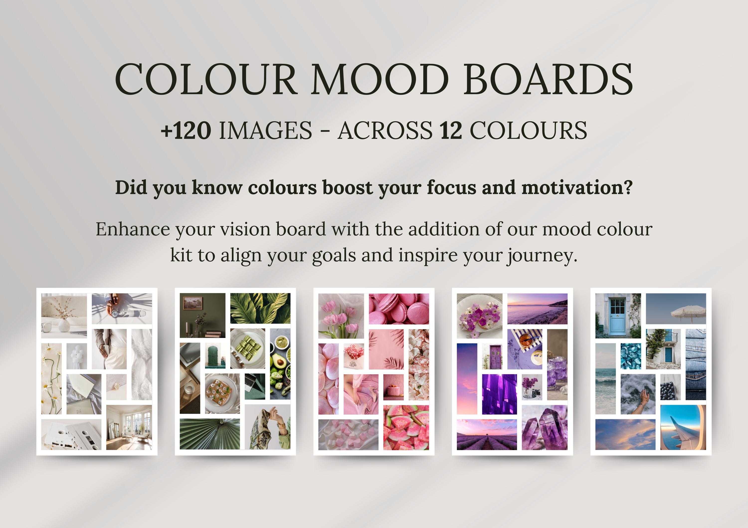 Vision Board Images | Dream Board Kit | Positive Mindset | Mood Board ...