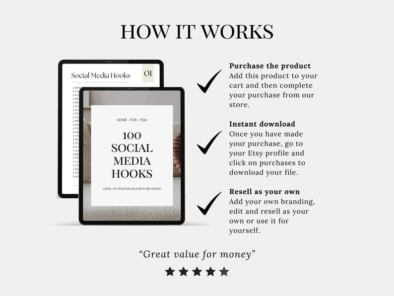 Instagram Reel Hooks and Captions, PLR, Done for You Hooks for Social ...