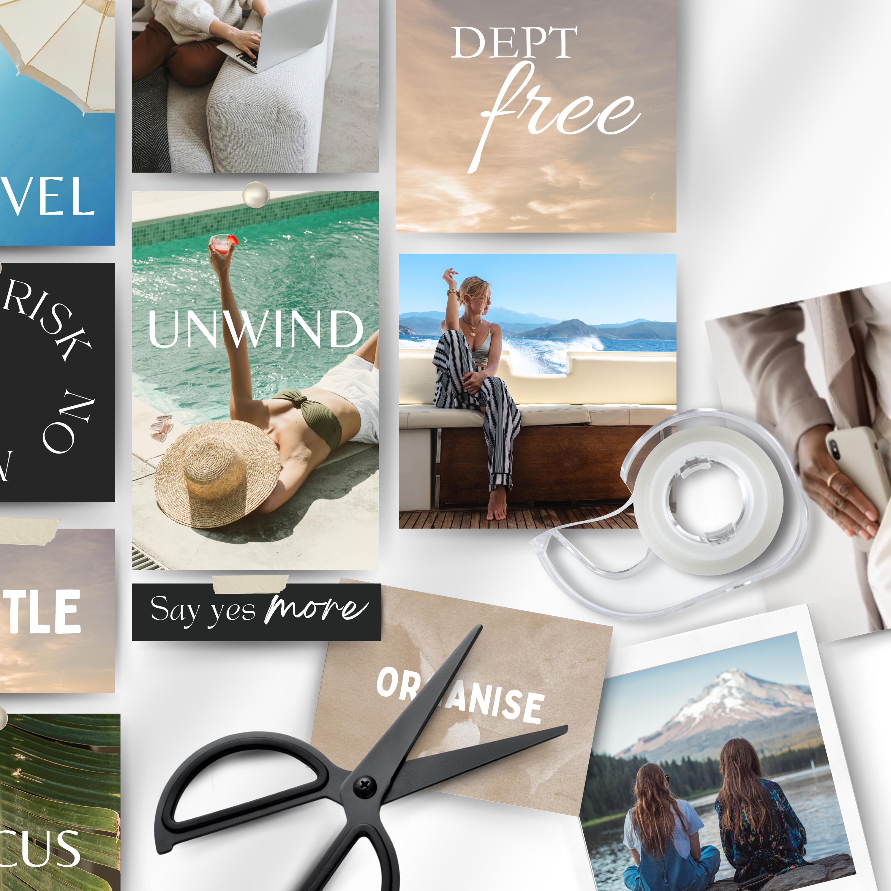Vision Board Images | Dream Board Kit | Positive Mindset | Mood Board ...