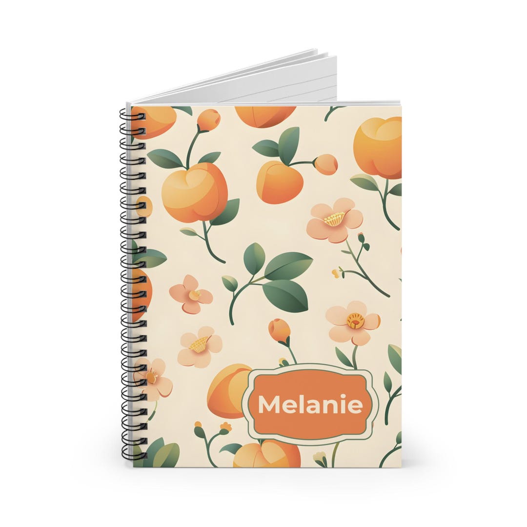 Personalized Floral Spiral Notebook, Ideal for Journaling, School ...