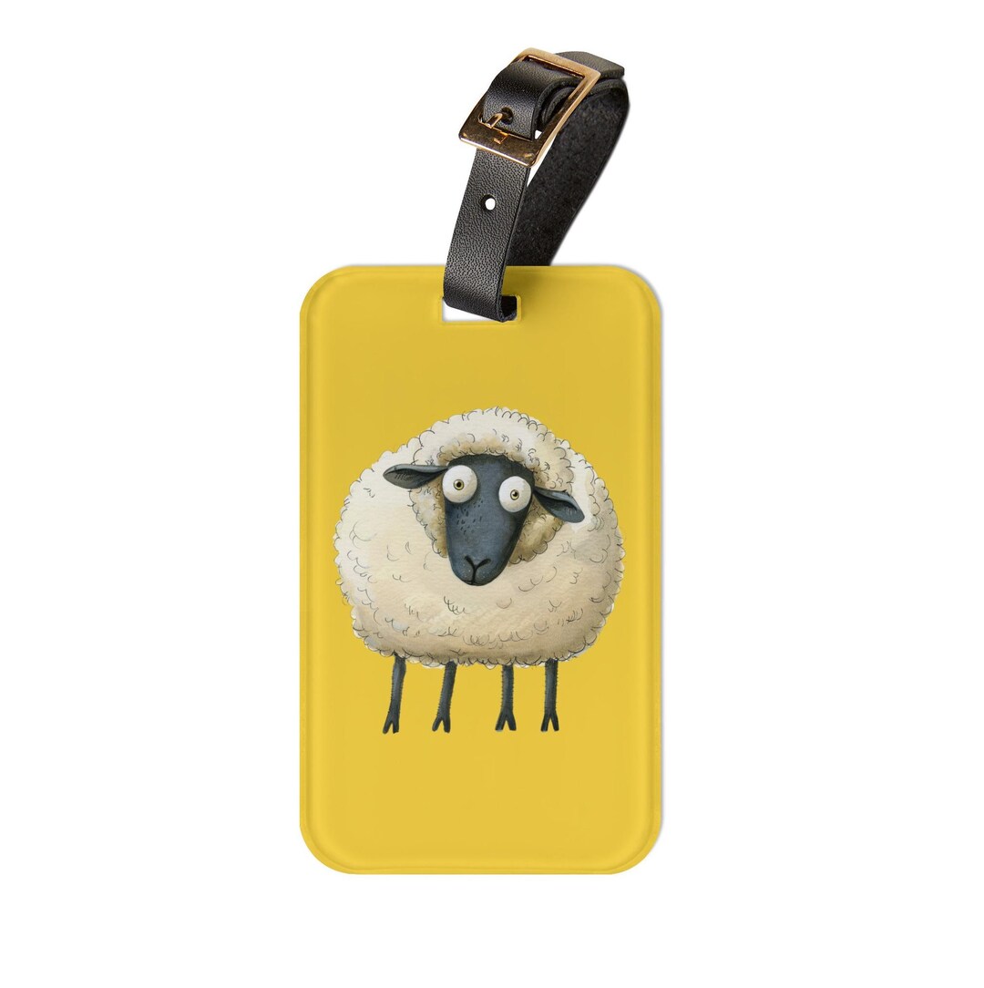 Sheep Luggage Tags - Travel Accessory, Traveler Gift, Custom Bag Tag ...