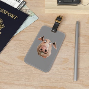 Funny Luggage Tags, Farm Animal Humor Luggage Tag, Unique Gift Ideas ...