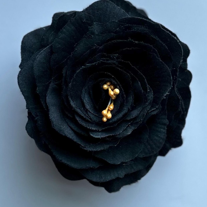 Fabric Flower Pin - Etsy