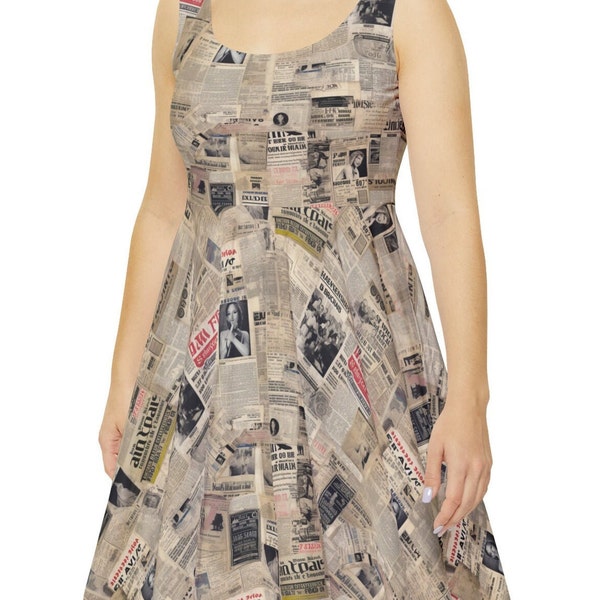 Newspaper Dress - Etsy