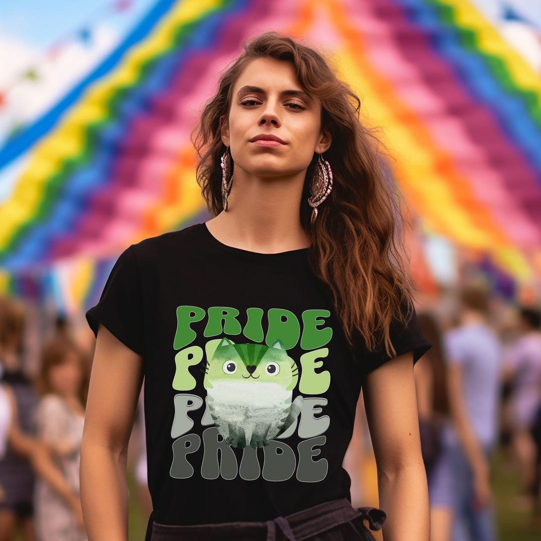 Aromantic Pride Shirt Aro Pride Outfit Aromantic Pride Flag Shirt ...