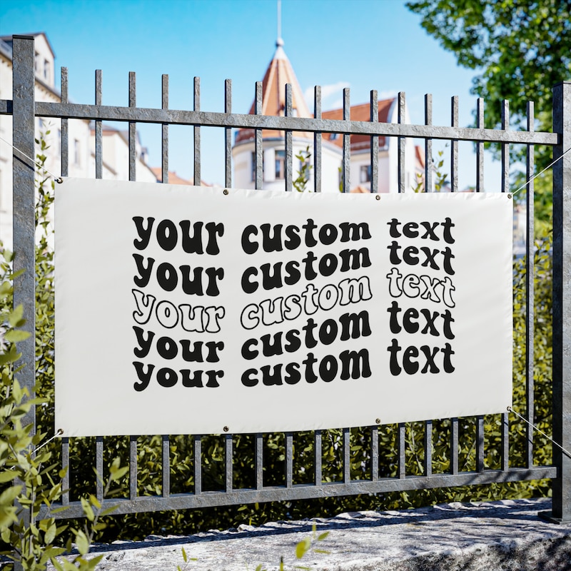 Personalized Banner - Etsy