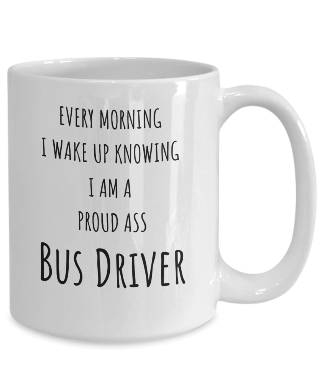 Bus Driver Mug, School Bus, City Bus, Muncipal Bus, Tour Bus, Chauffeur ...