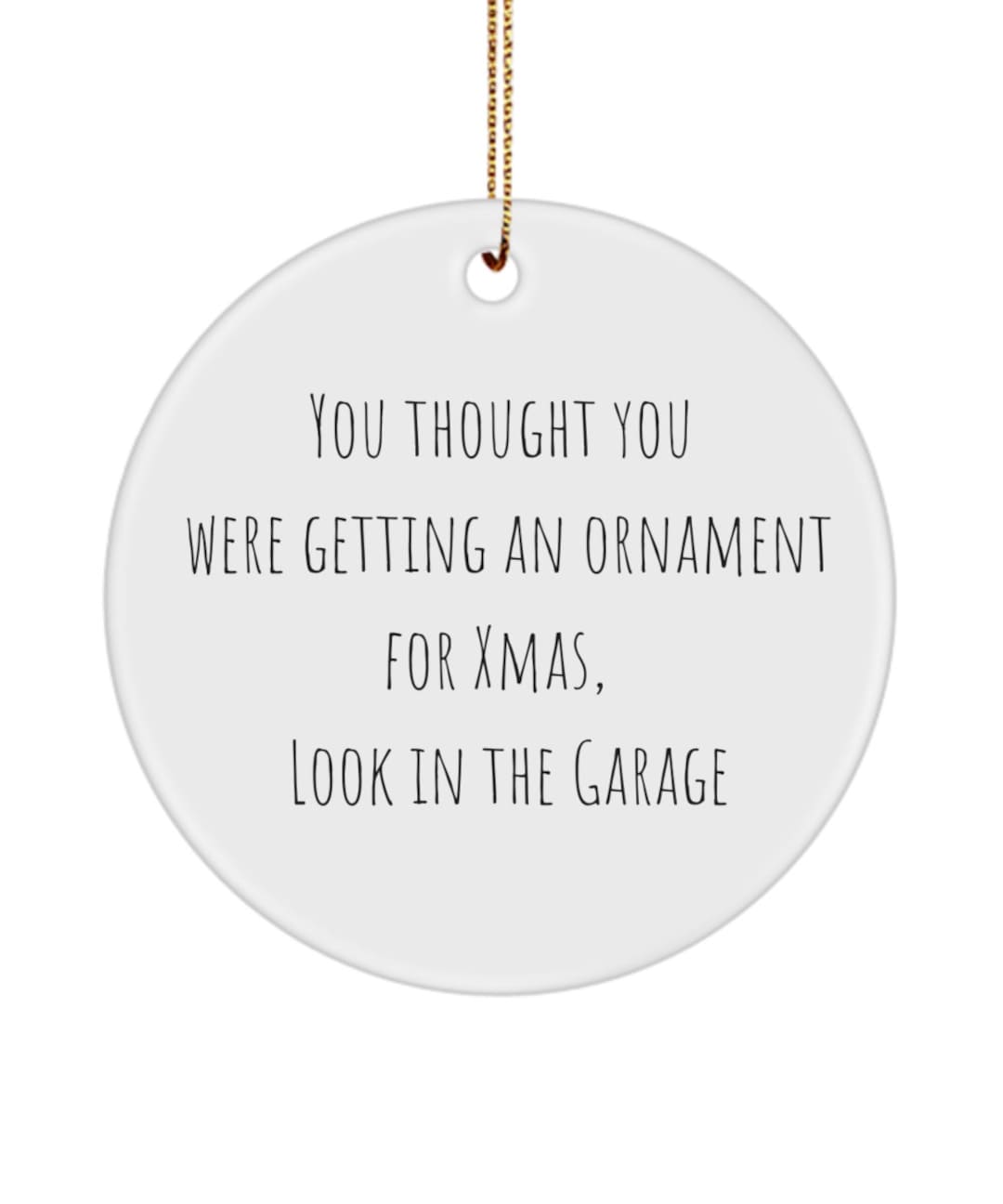 Car Gift Tag Ornament, Car Gift Tag, Big Gift Tag, Xmas Gift Tag ...