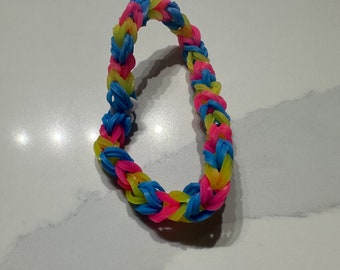 Infinity Fish Rainbow Loom Bracelet - Etsy