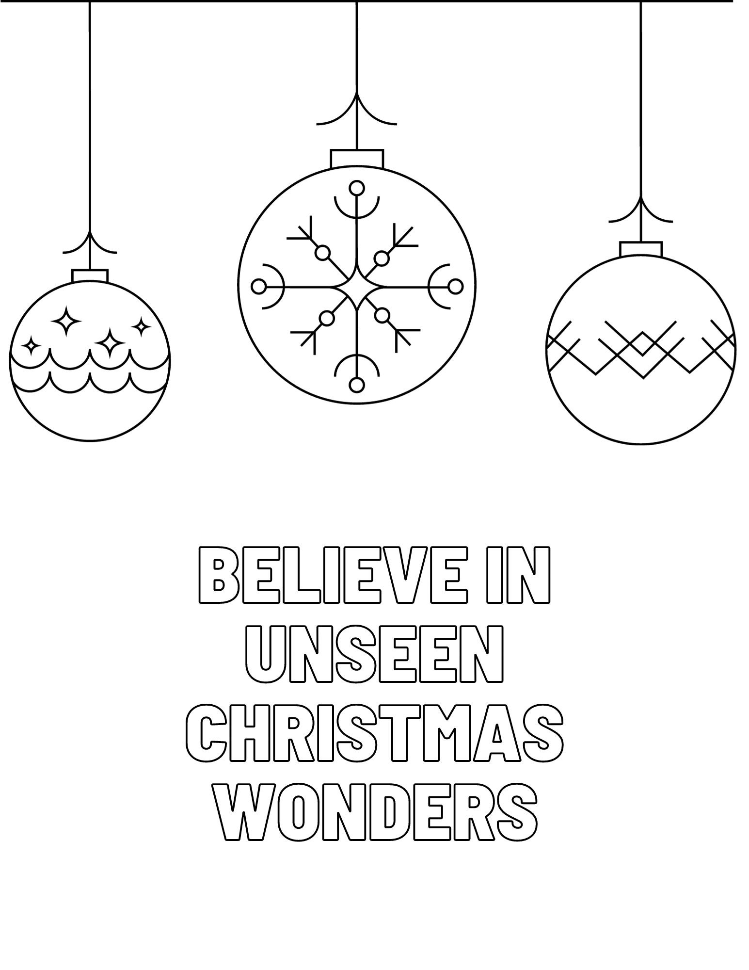 Printable Christmas Coloring Activity - Etsy