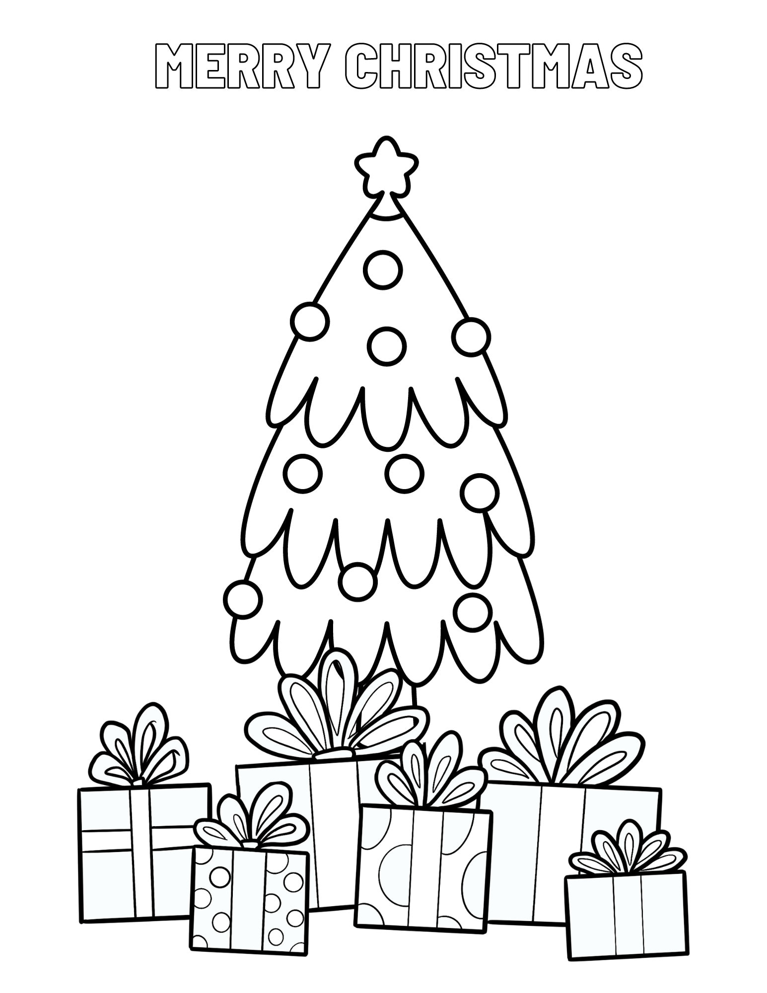 Printable Christmas Coloring Activity - Etsy