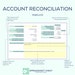 Account Reconciliation Template: MS Excel Spreadsheet (digital Download ...