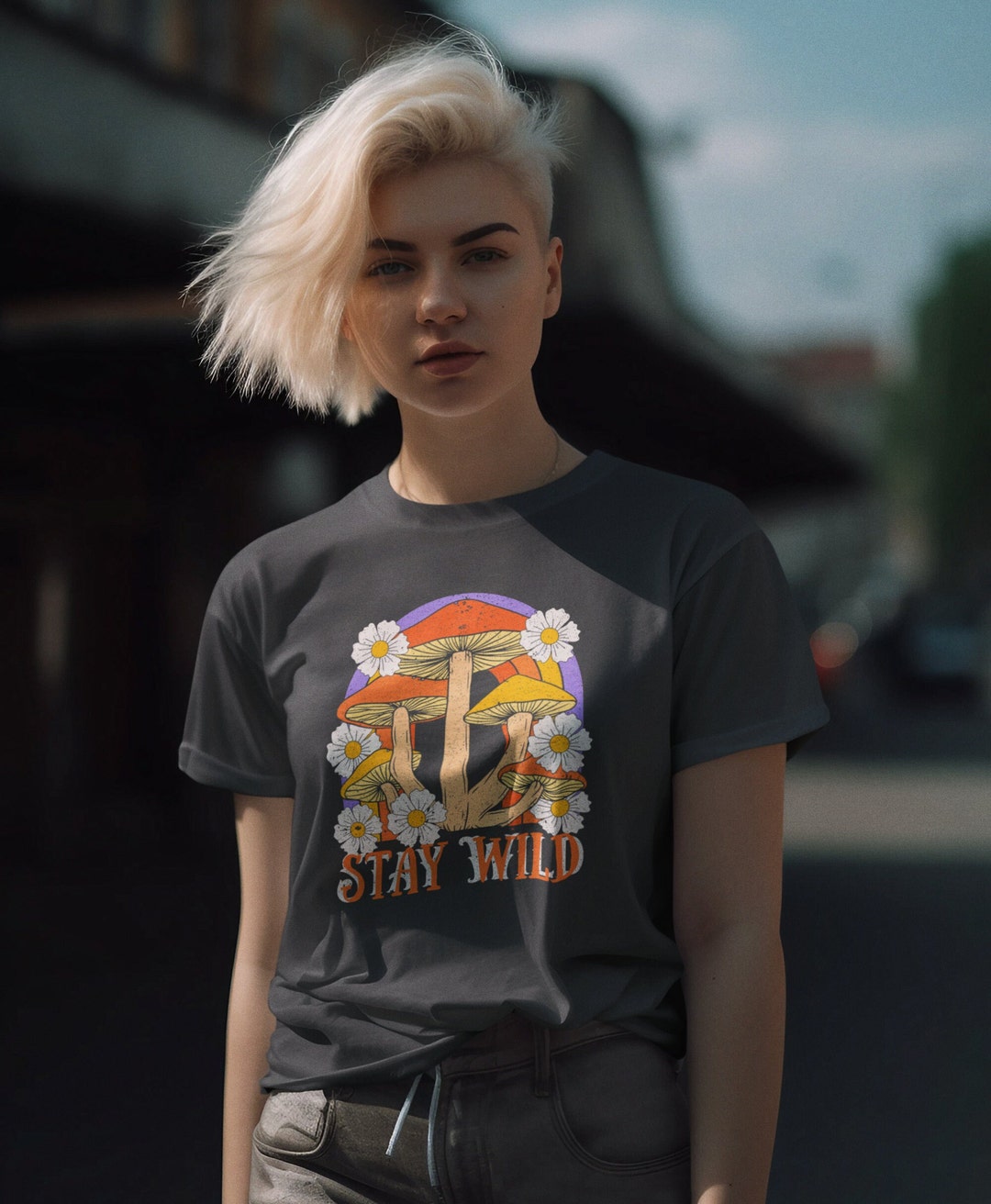 Stay Wild Shirt,inner Hippie,boho Graphic,8 Color Choices,bold Colors ...