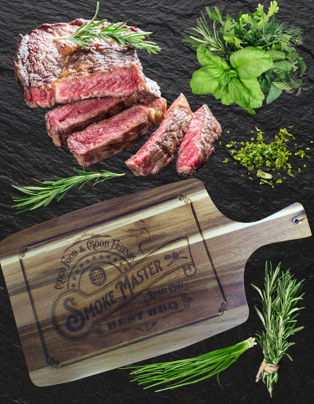 Gift for Bbq,smokemaster Cutting Board,cutting Board Extra Large ...