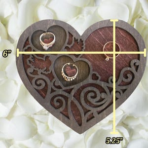 Customize Your Ring Holder,your Wedding Colors,wedding Ring Photo Prop ...