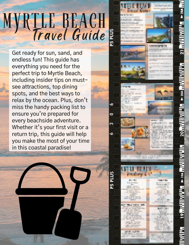Myrtle Beach Travel Guide - Etsy
