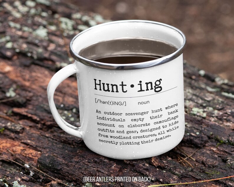 Funny Hunting Mug: Expensive Scavenger Hunt, 12oz Stainless Steel - Etsy
