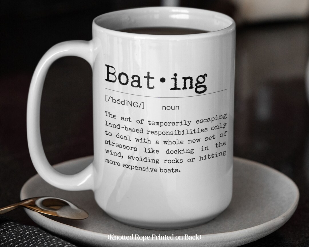 Funny Boating Definition Coffee Mug, Boat Owner Gift - Etsy