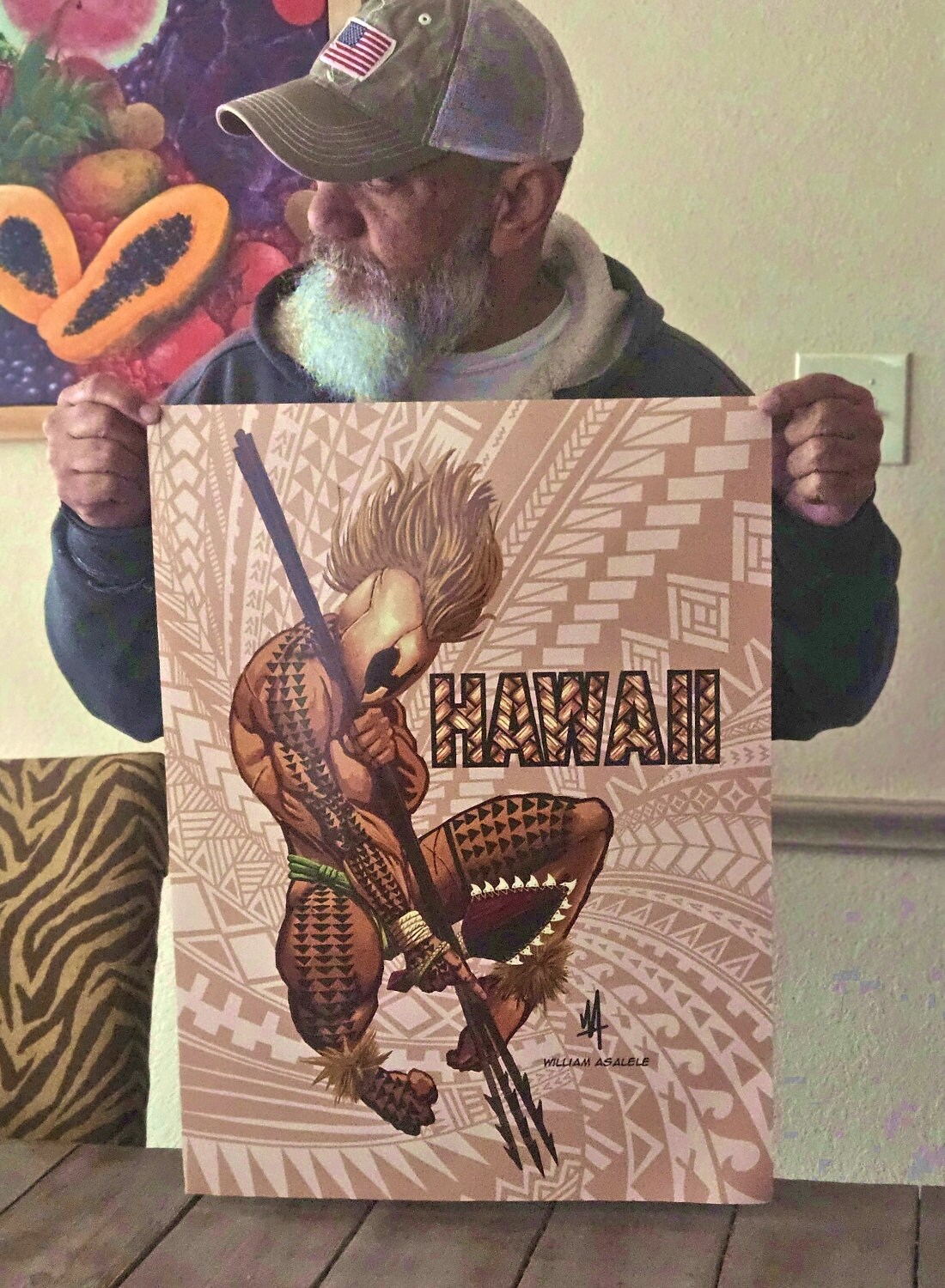 Hawaiian Warrior 18 X 24 Poster - Etsy