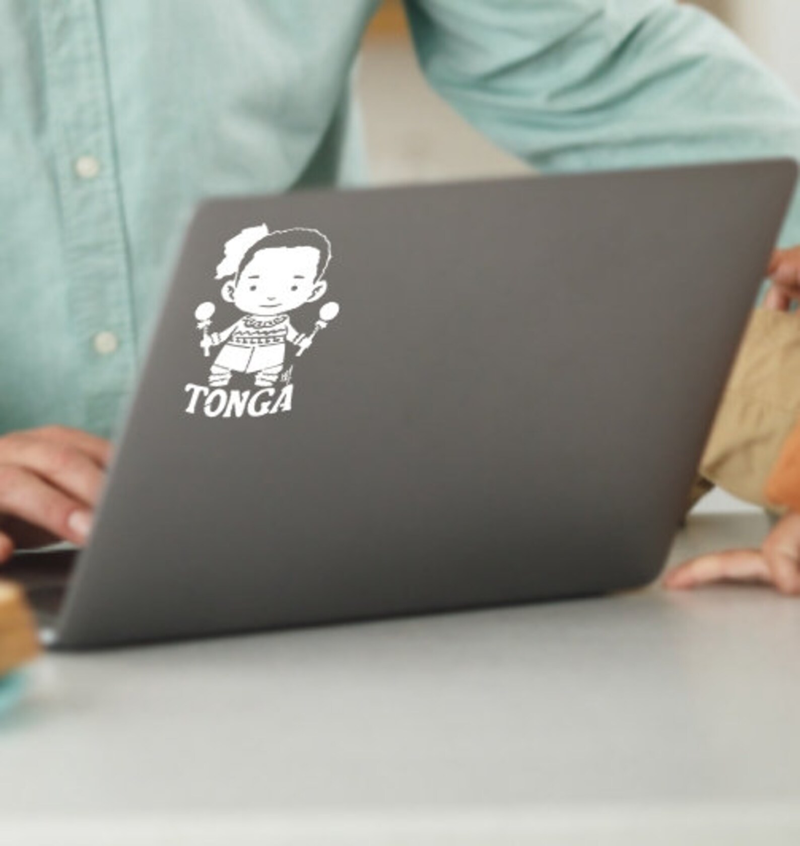 Hawaii Big Head Vinyl Decal - Etsy