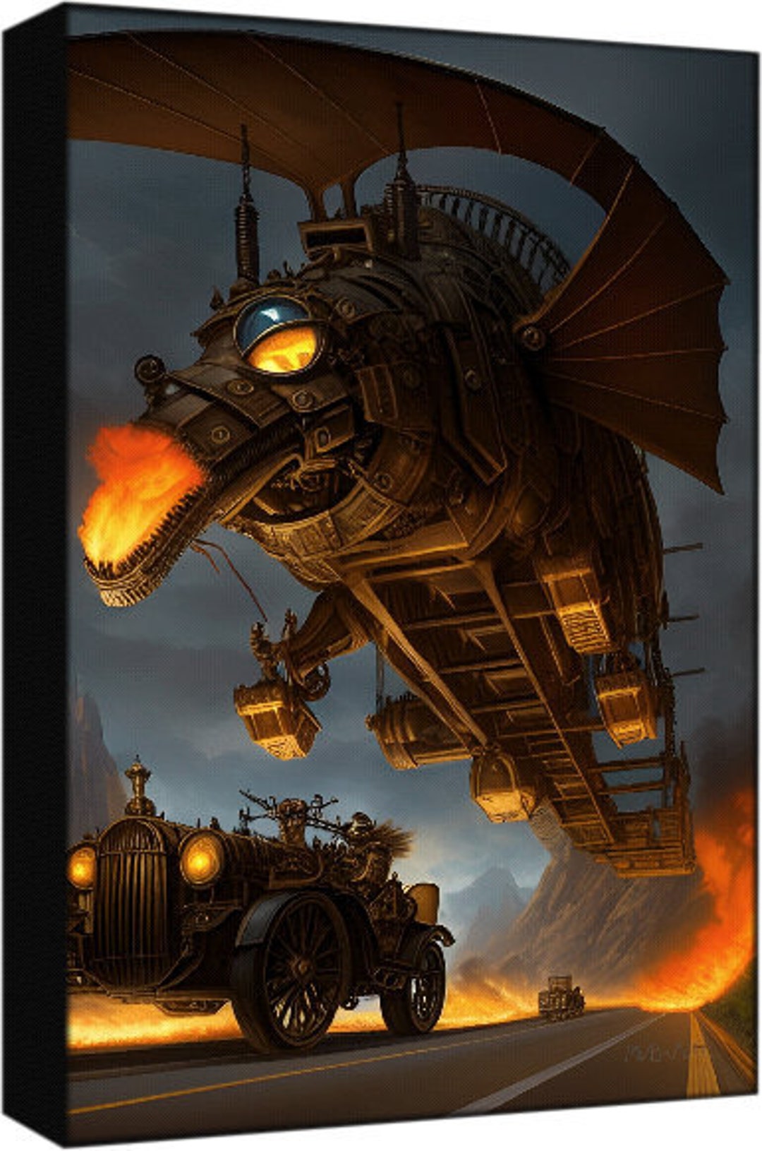 Fire-breathing Flying Robot-spaceship - Etsy