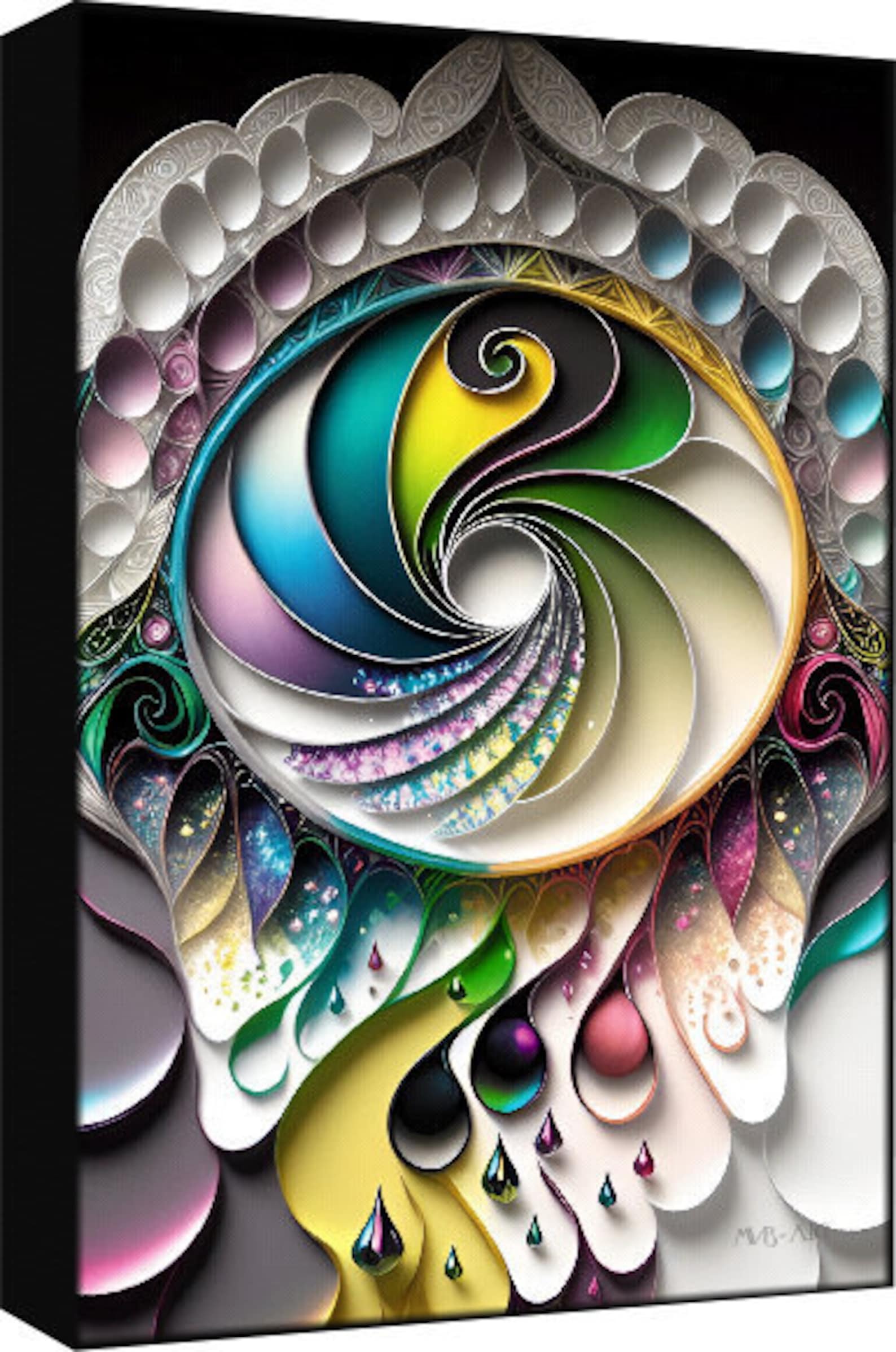 Colorful Ying-yang Pattern - Etsy