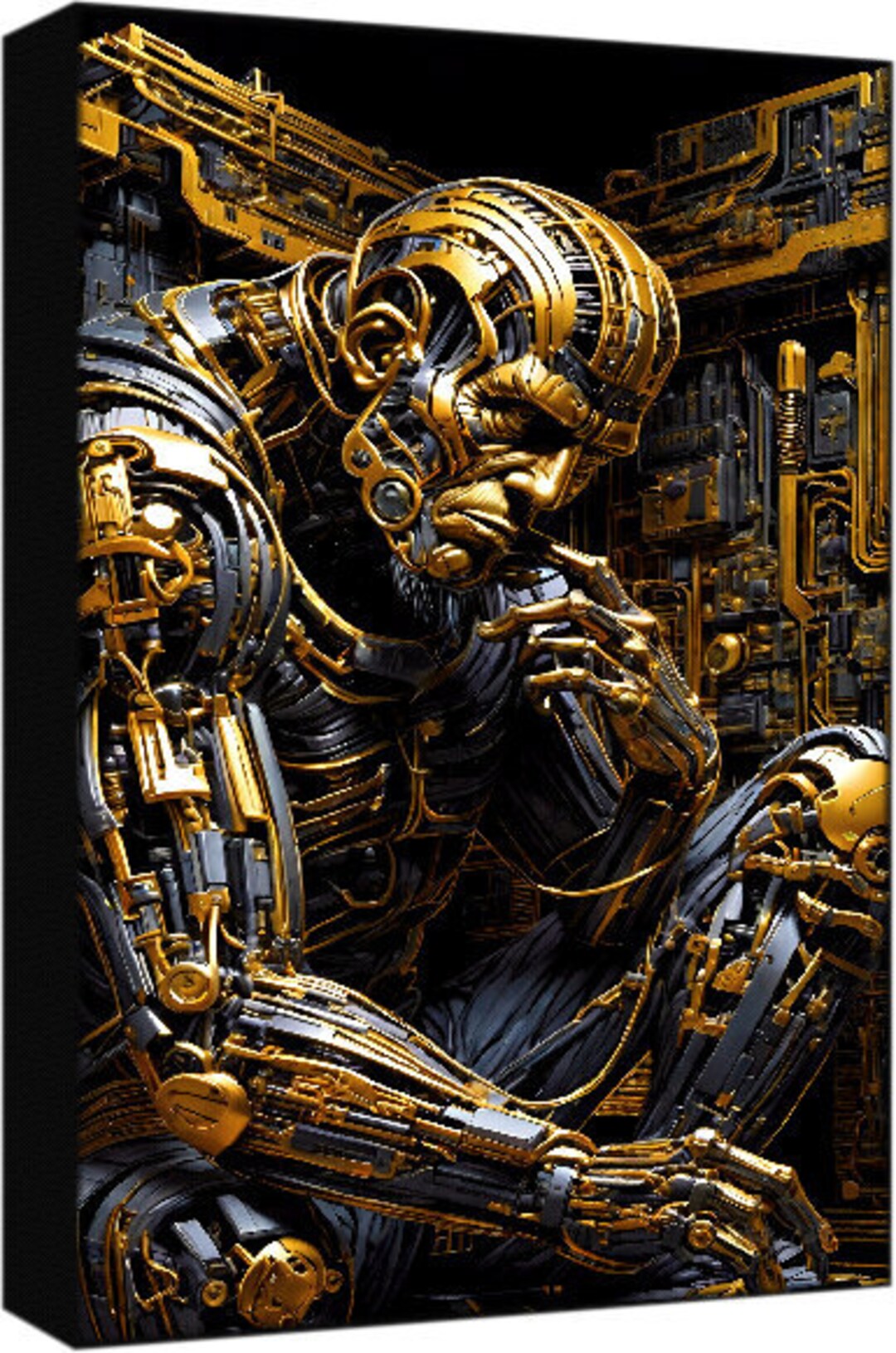 Thinker Robot - Etsy