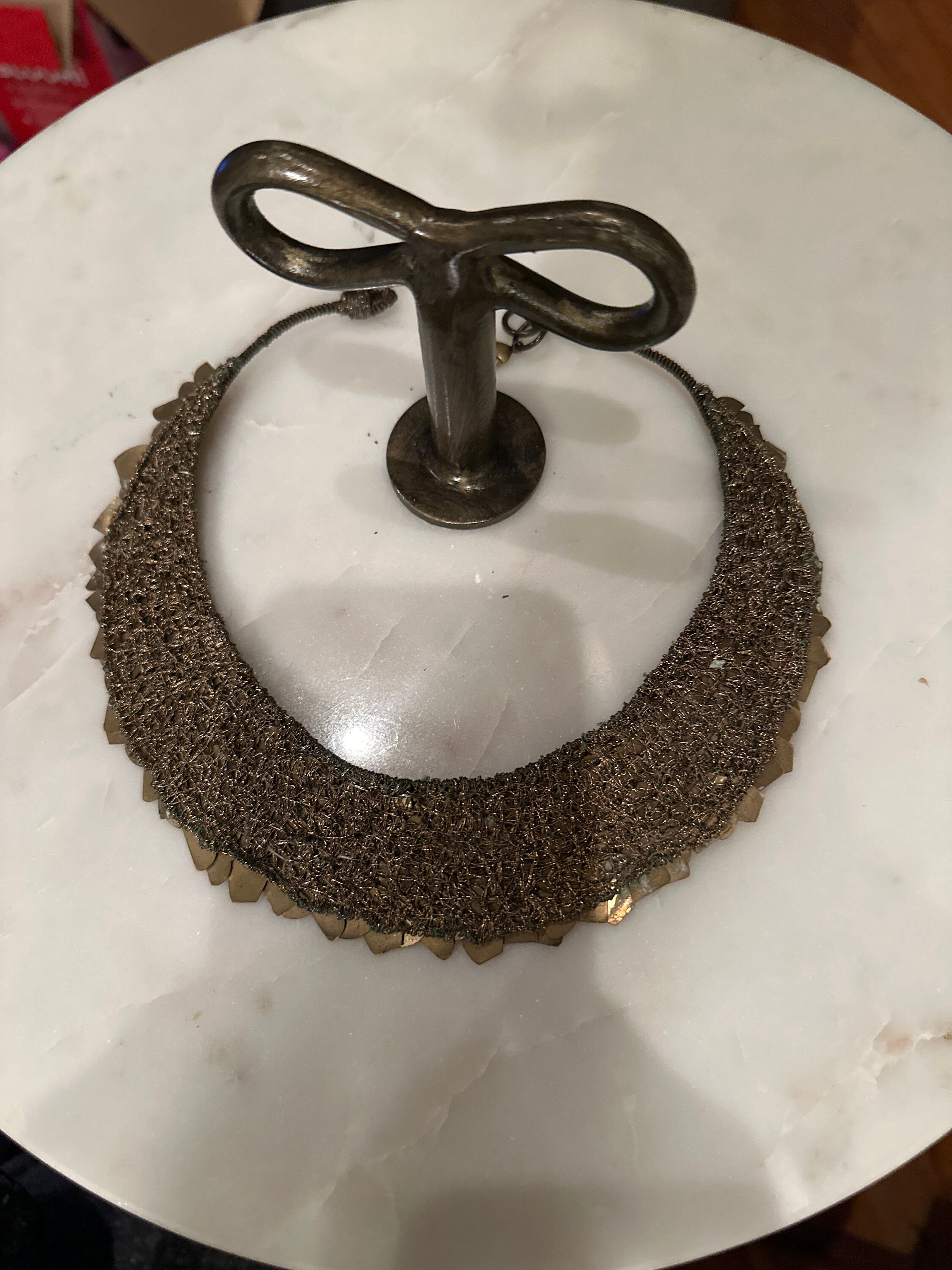 Beautiful Brass Cleopatra Style Collar Necklace - Etsy