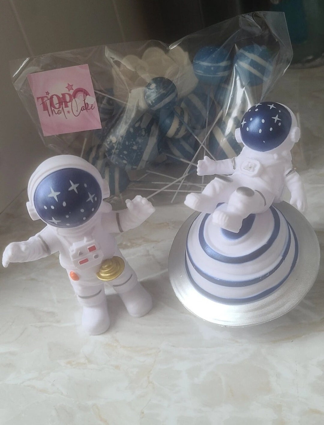Astronaut Space Theme Cake Topper Set - Etsy
