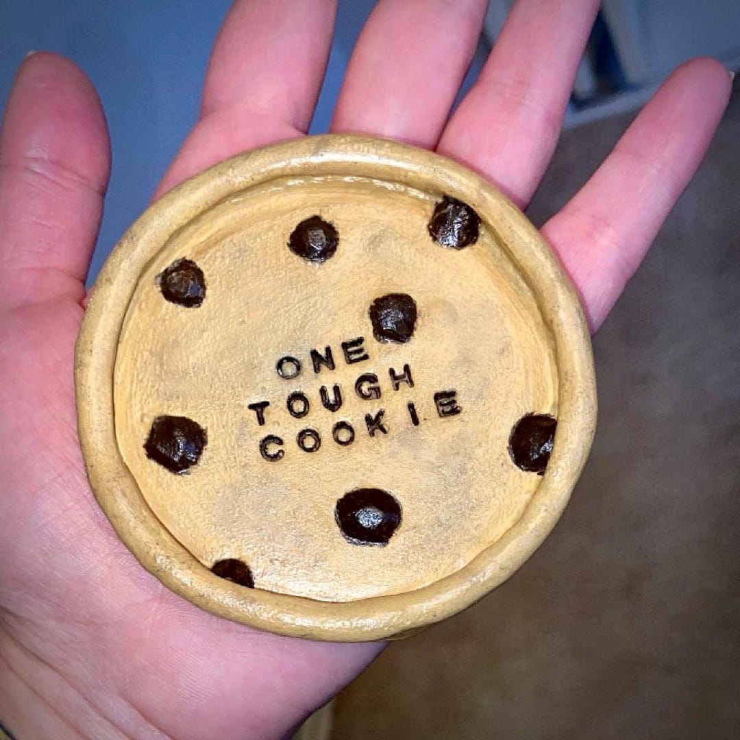 Chocolate Chip Cookie Ring Dish Cute and Sweet Trinket Dish - Etsy