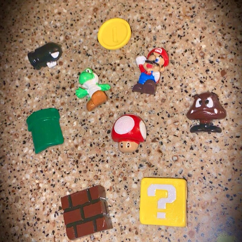 Super Mario Magnets - Etsy