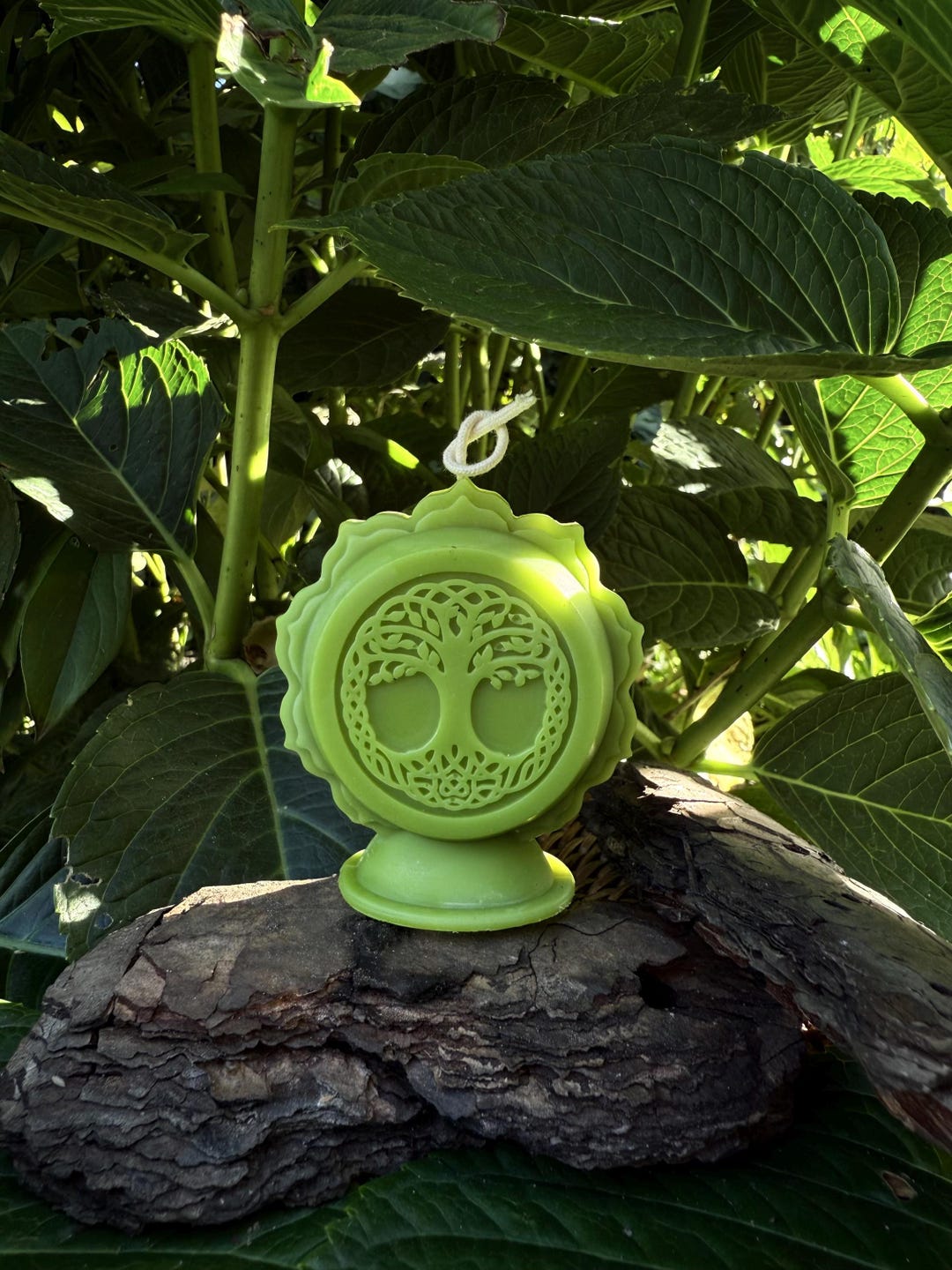 Tree of Life Candle | Olive Wax Candle | Eco Symbolic Candle ...