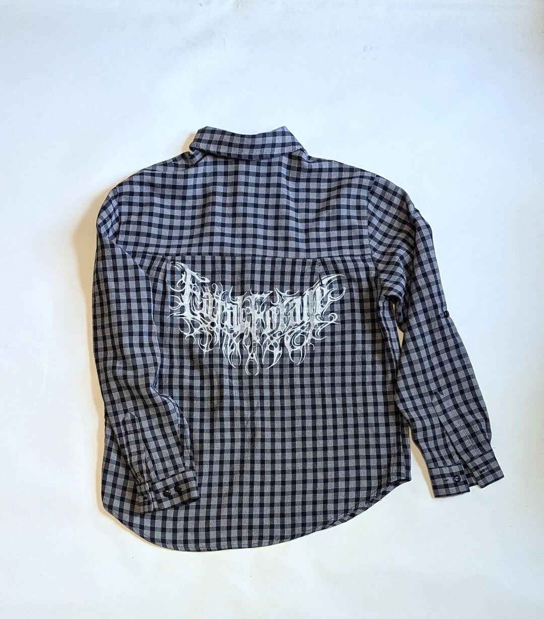 Medium Flannel | Original Screen Print | Fatal Forage - Etsy