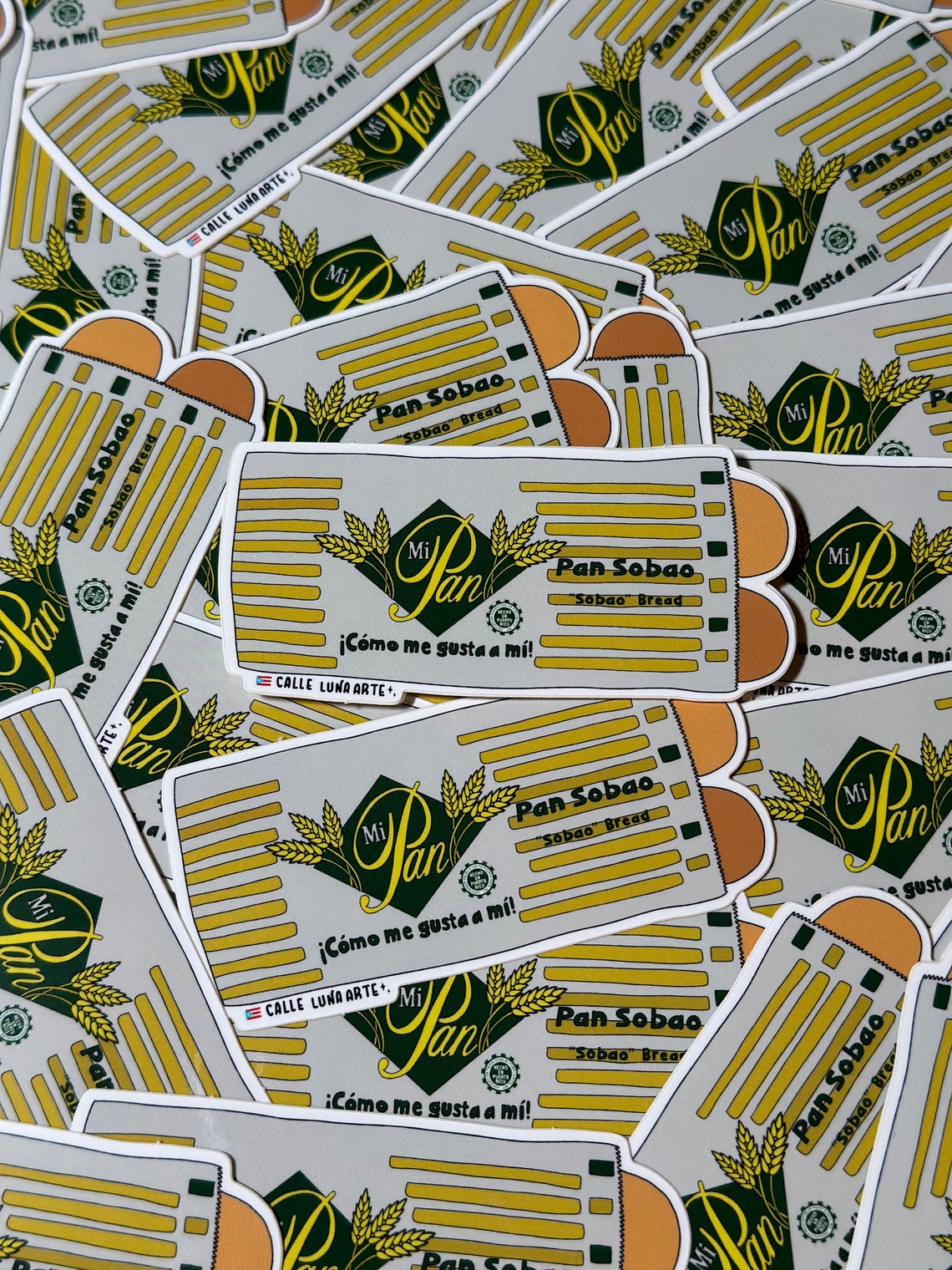 Pan Sobao | Die Cut Vinyl Glossy Stickers | Puerto Rico | Calle Luna ...