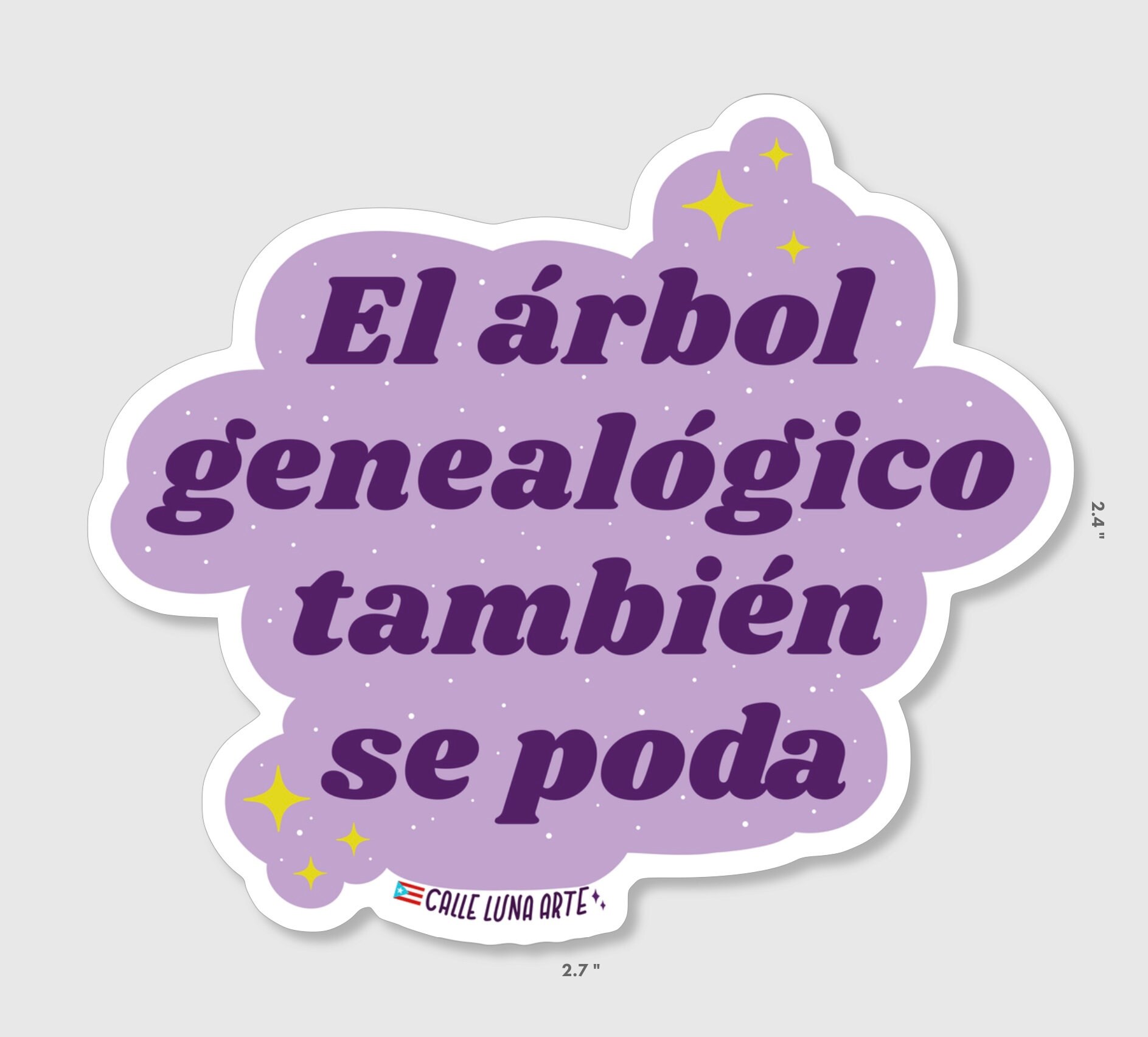 El Árbol Genealógico También Se Poda Die Cut Vinyl Glossy Stickers ...