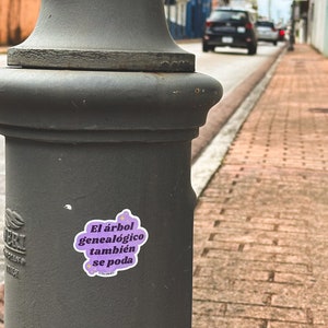 El Árbol Genealógico También Se Poda | Die Cut Vinyl Glossy Stickers ...