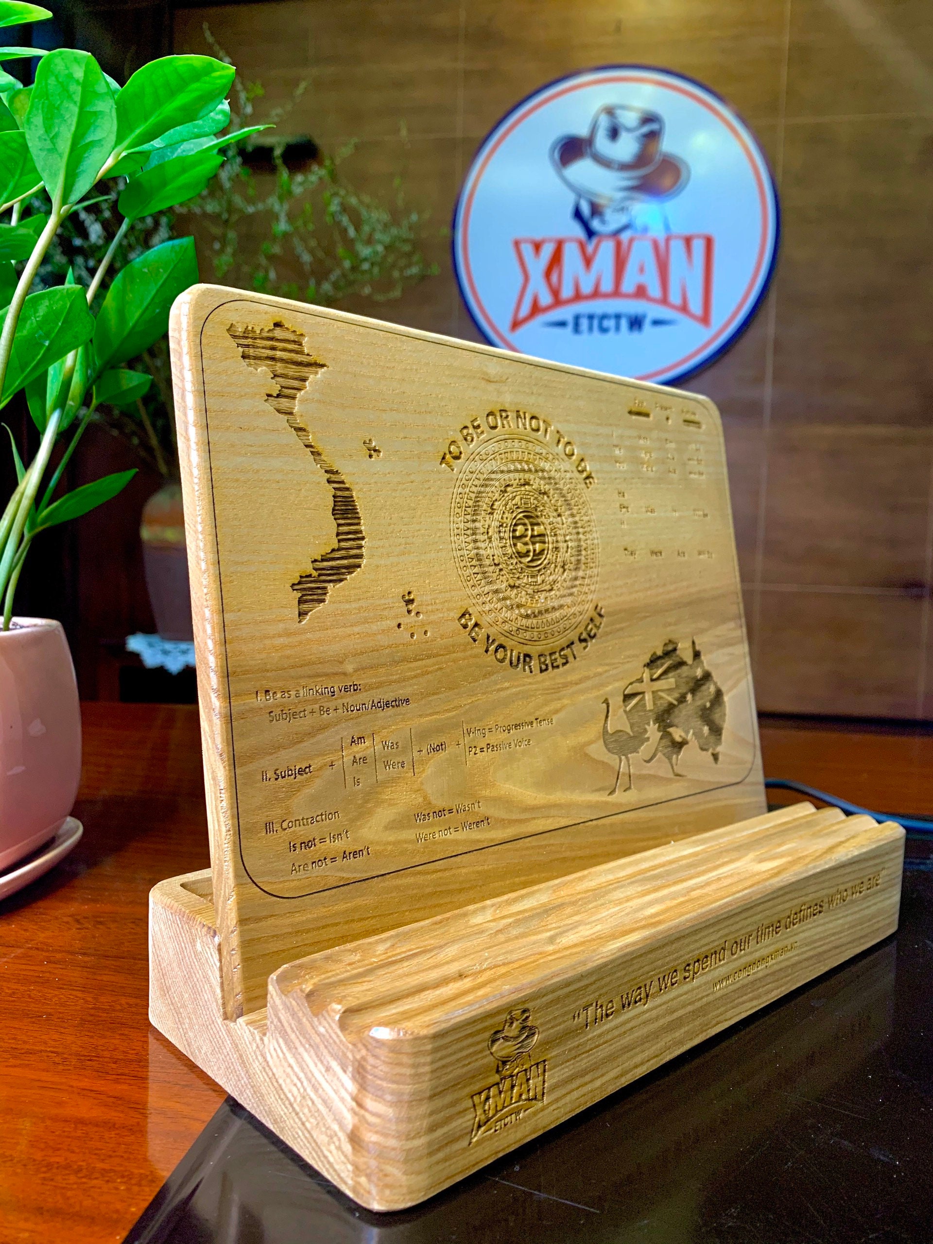 Solid Timber Calendar Stand - Etsy