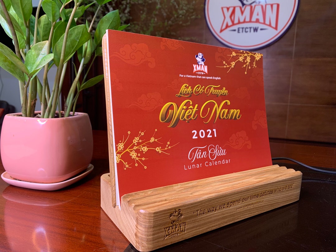 Solid Timber Calendar Stand - Etsy