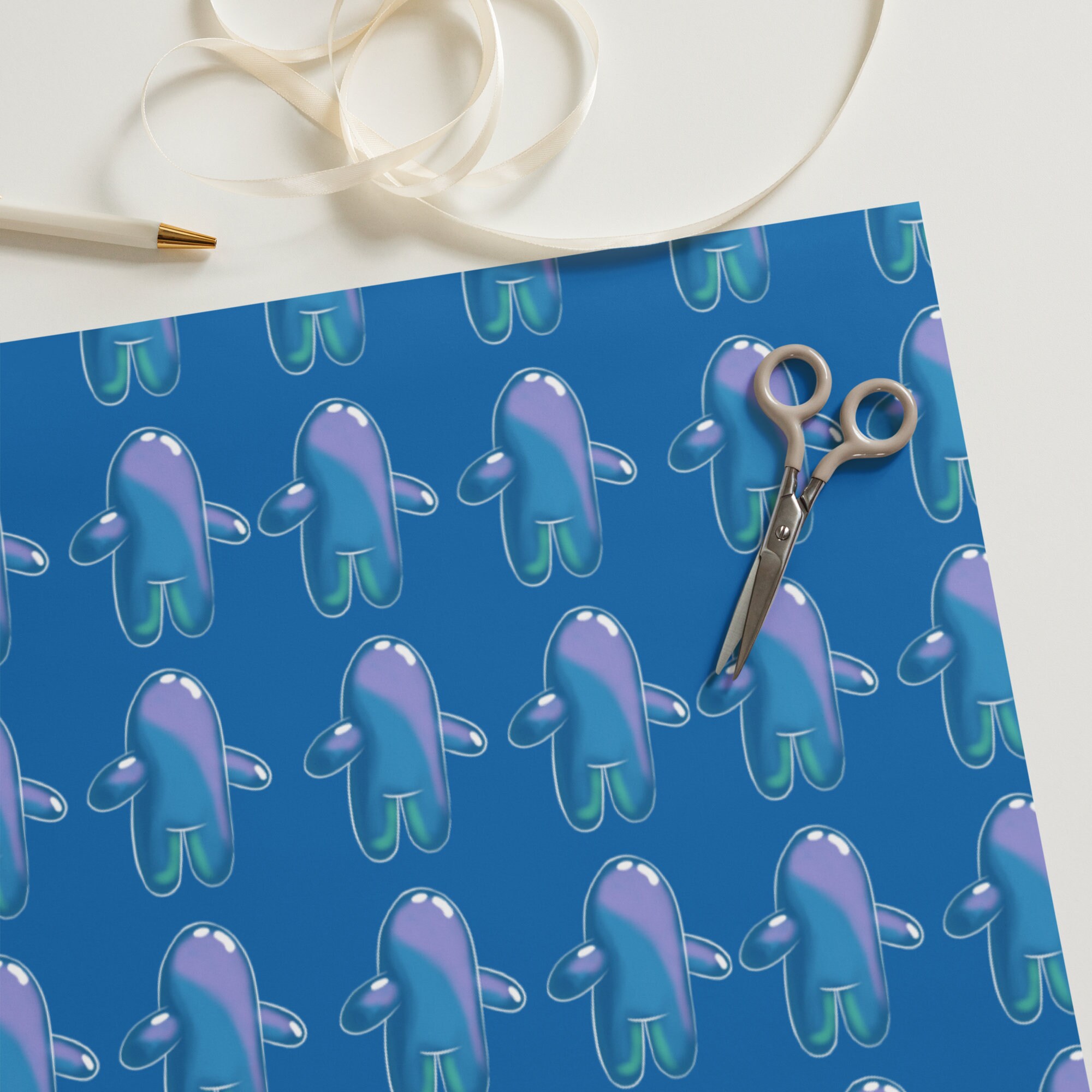 Spongebob Themed Wrapping Paper Set Premium Quality Gift Wrap - Etsy