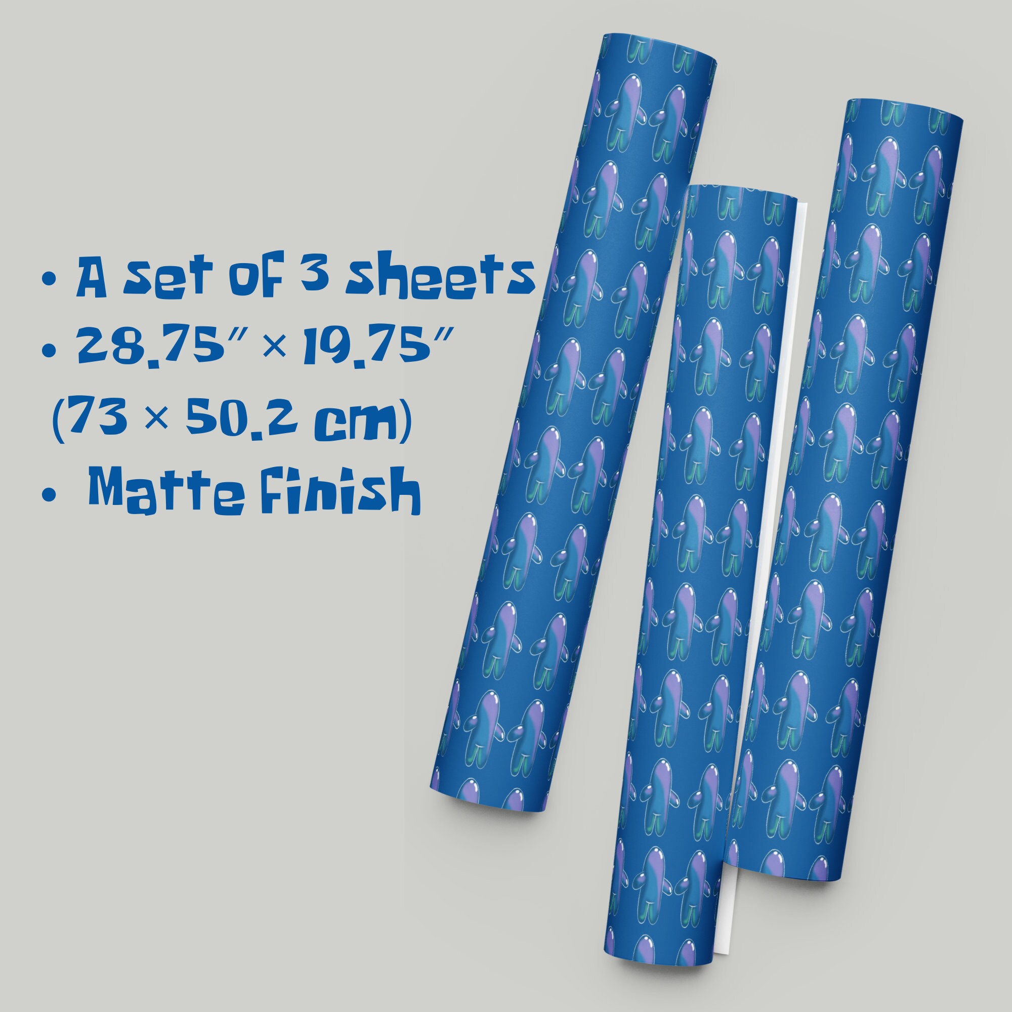 Spongebob Themed Wrapping Paper Set Premium Quality Gift Wrap - Etsy