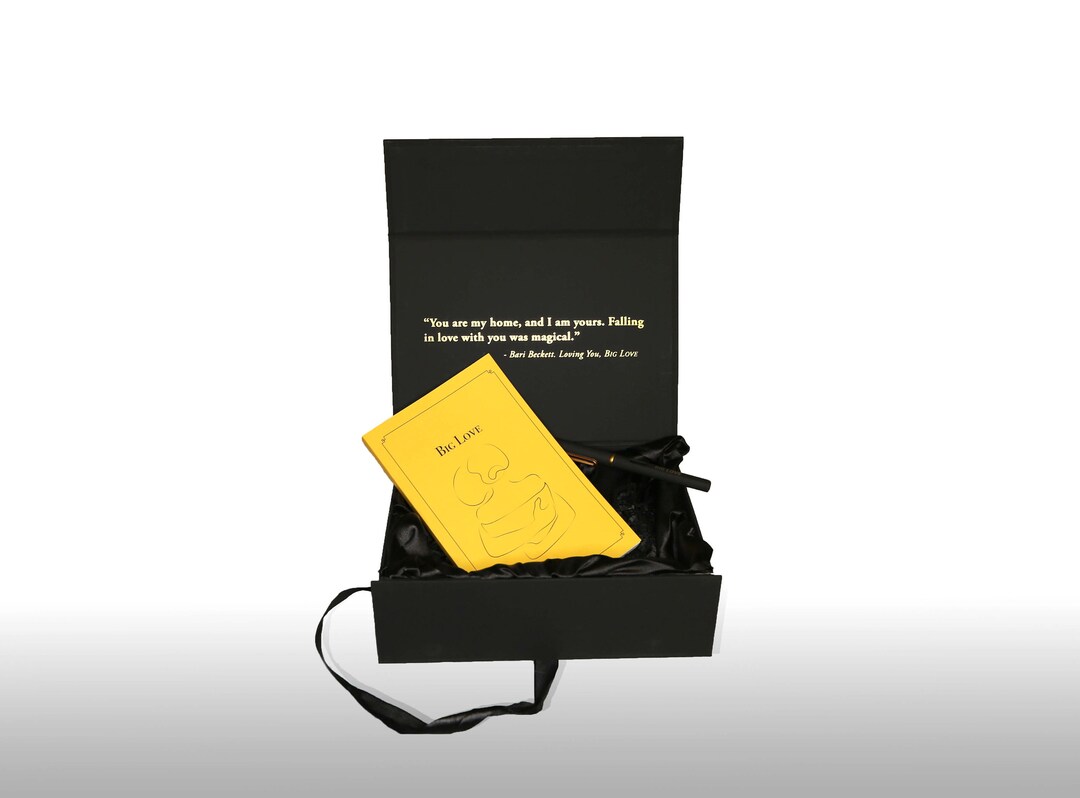 Big Love Book Box Gift Set With Custom Journaling Pen - Etsy