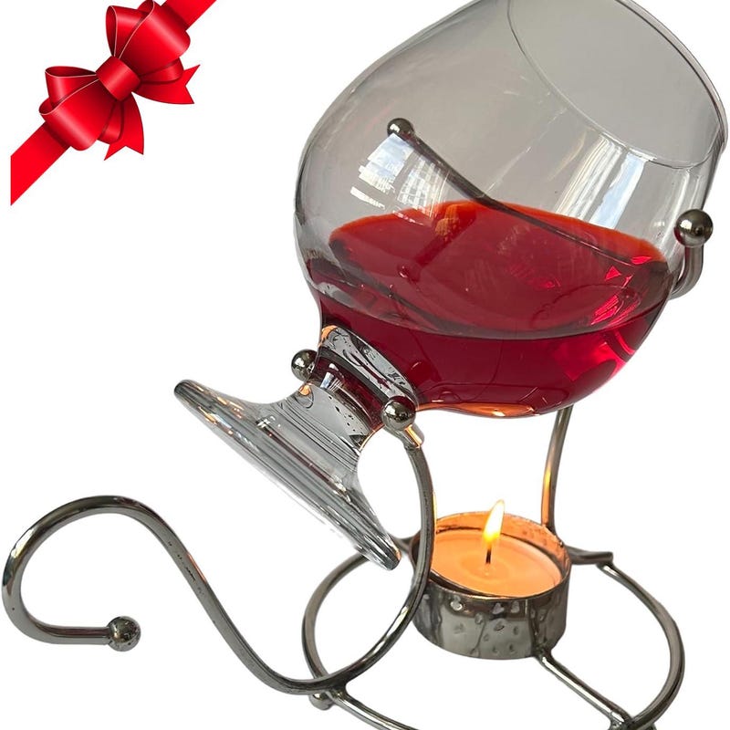 Brandy Glass With Warmer - Etsy