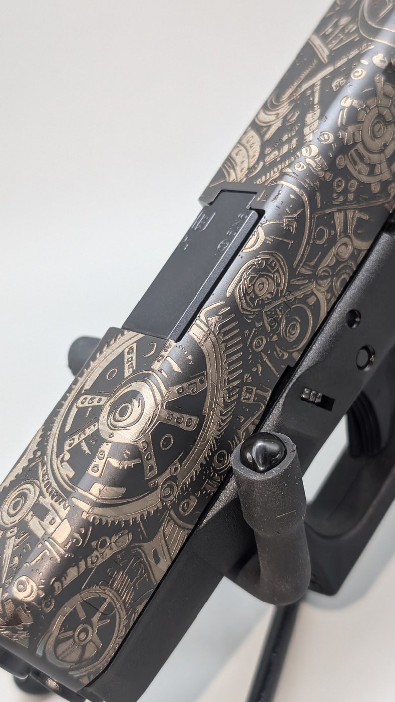 Glock 19 Steampunk Gearhead Slide Engraving Files - Etsy