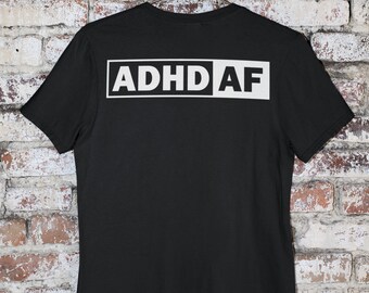 ADHD AF Holographic Sticker / ADD Stickers / Ooh Shiny / Neurodivergent ...