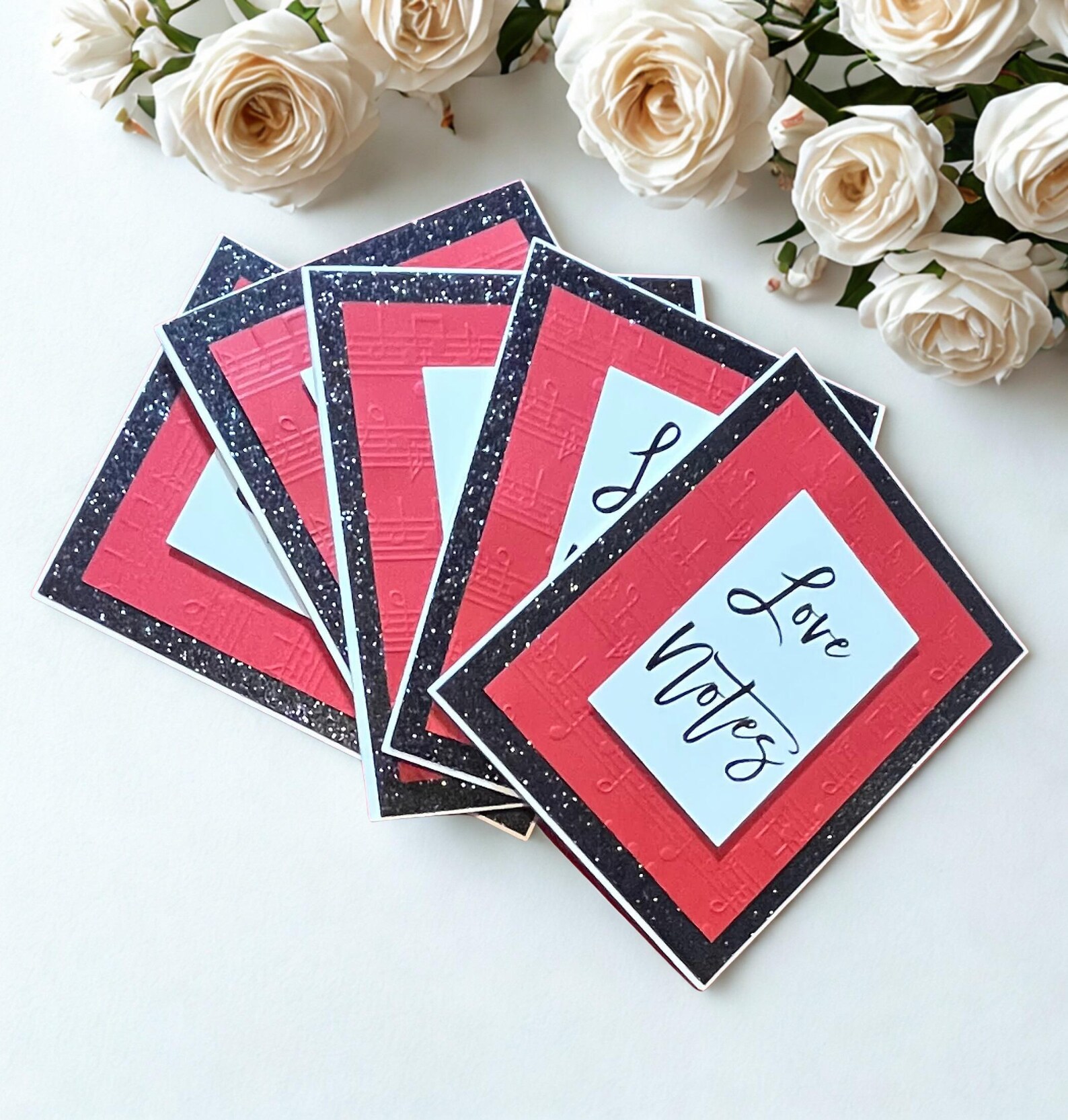 Love Notes/valentine Note Card Set - Etsy